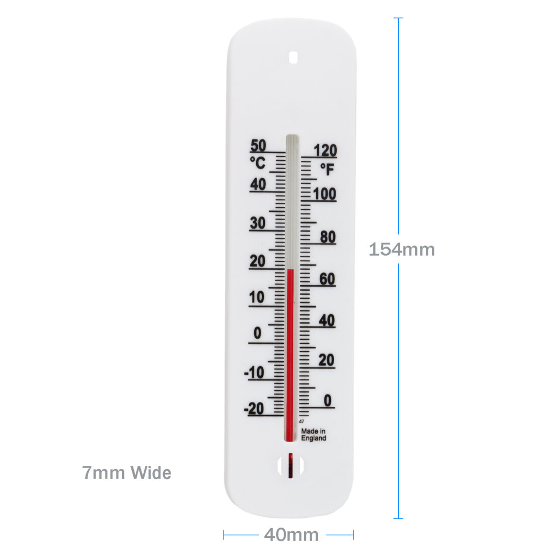 Wall Thermometer - 150mm Plastic Hanging Thermometer