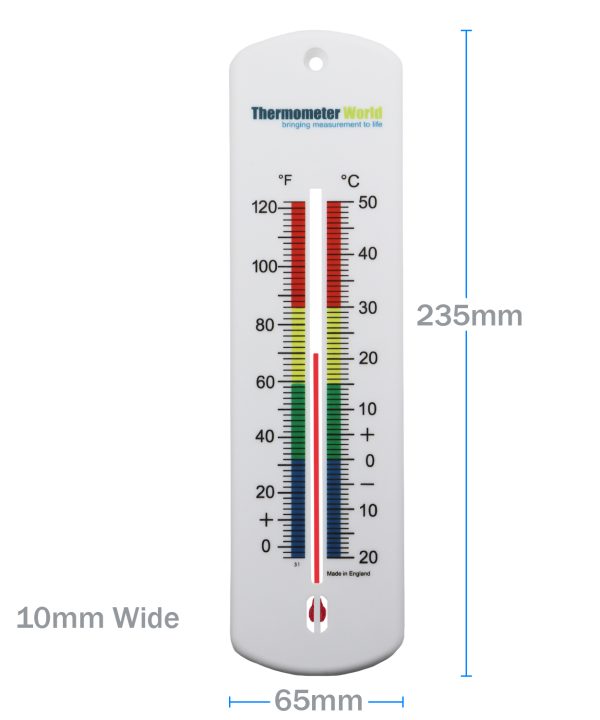 Large 240mm Wall Thermometer - Thermometer World