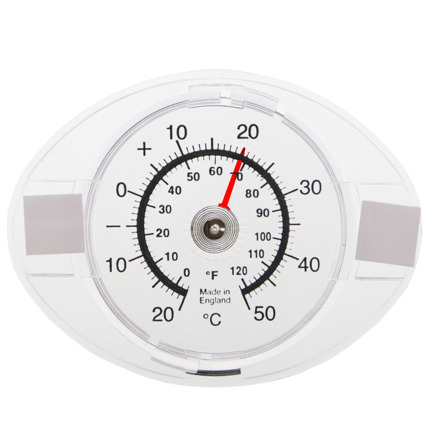 Dial Window Thermometer - Self Adhesive - Thermometer World