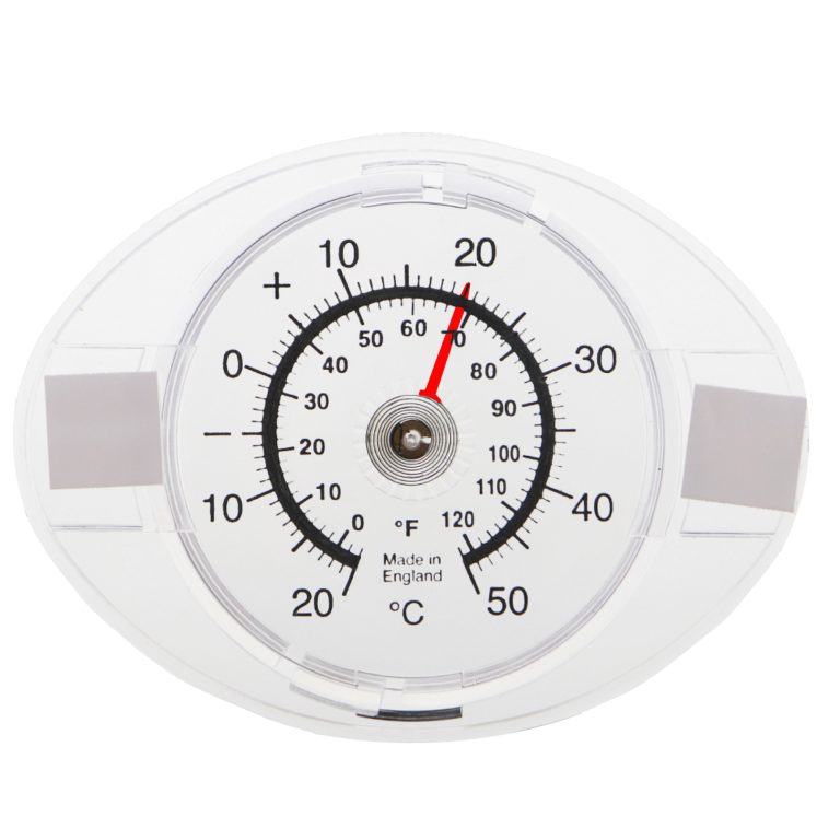 Dial Window Thermometer - Self Adhesive - Thermometer World