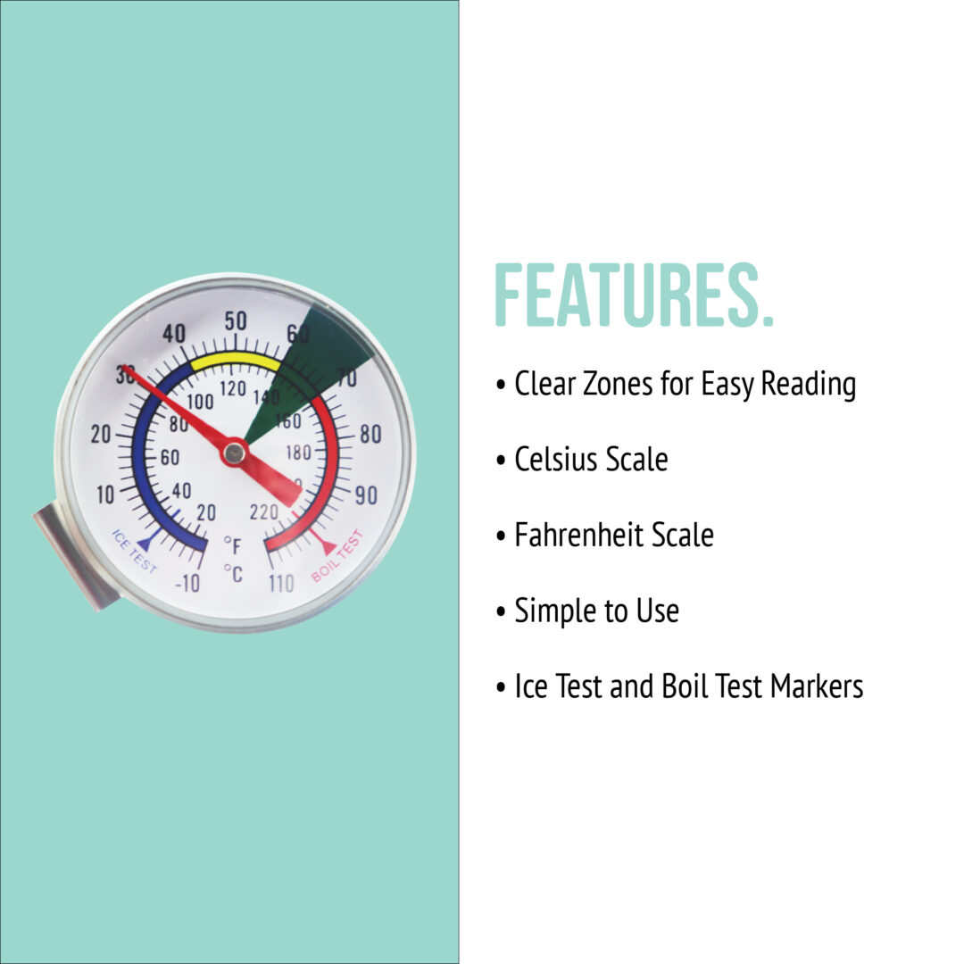 Coffee & Milk Frothing Thermometer - Thermometer World