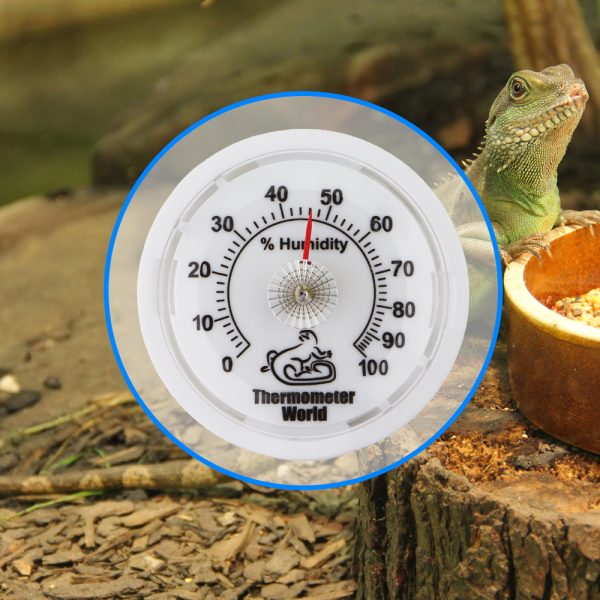 Dial Reptile Tank Hygrometer - Thermometer World