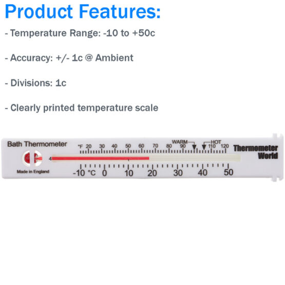 Floating Bath Thermometer for Safe Bath Times - Thermometer World