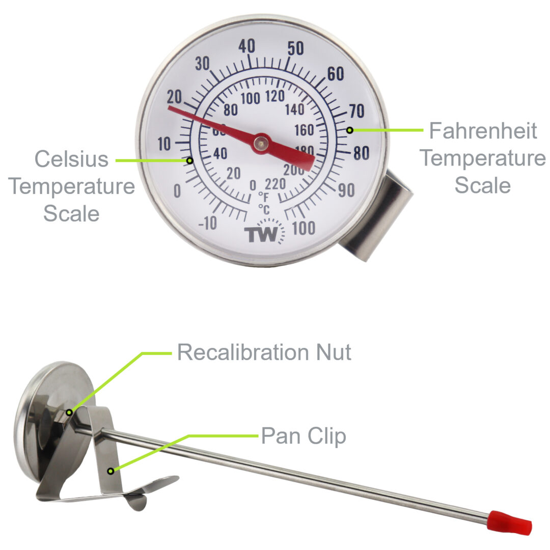 Milk & Dairy Thermometer With Dial - Thermometer World