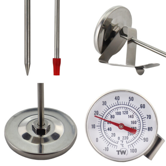 Milk & Dairy Thermometer With Dial - Thermometer World