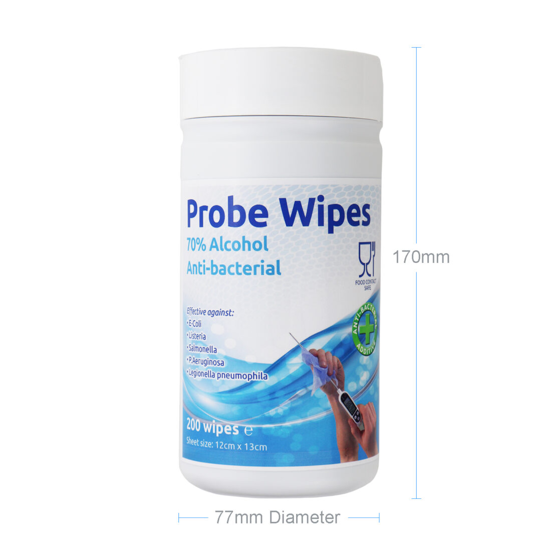 Antibacterial Safe Probe Wipes - 3 x 200 Alcohol Wipes - TW